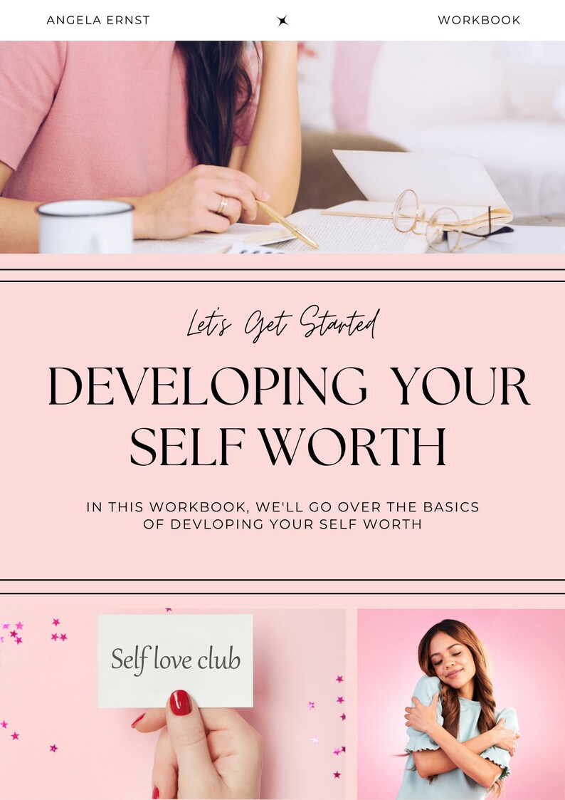Self-worth Workbook Self Love Healing Journal Digital Products Journal ...