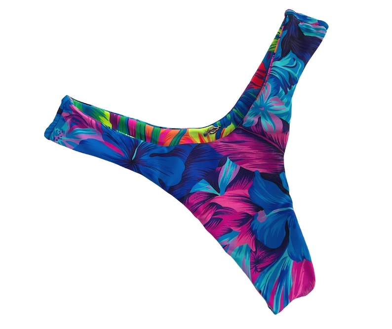 Retro Cheeky Reversible Bikini Bottom Skimpy Surf Thong - Etsy Australia