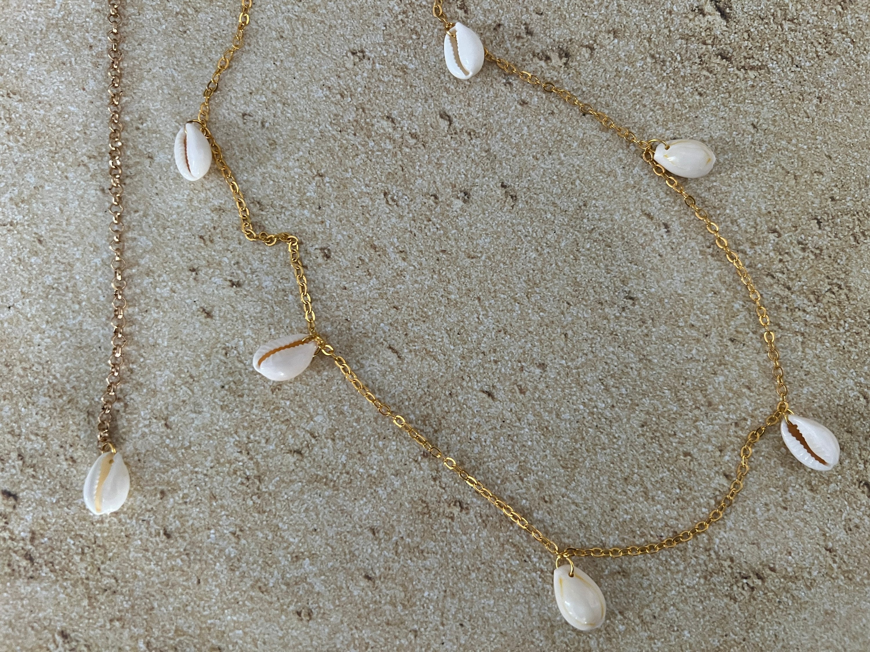 Gold Chain Cowrie Seashell Belly Chain, Mermaid Shell Chain, Cowrie ...