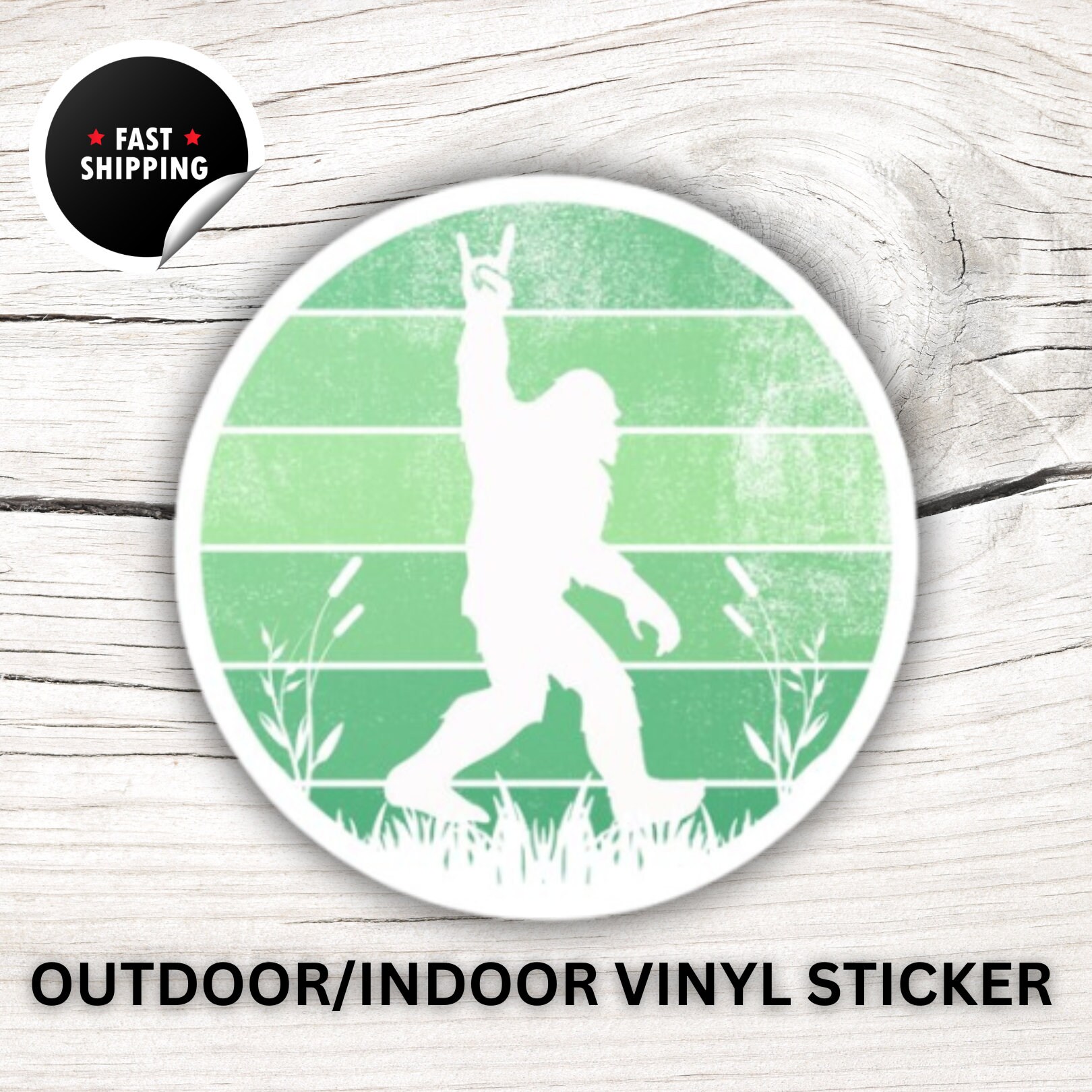 Bigfoot Sasquatch Vinyl Decal Sticker Gift for Your Bronco, Truck ...