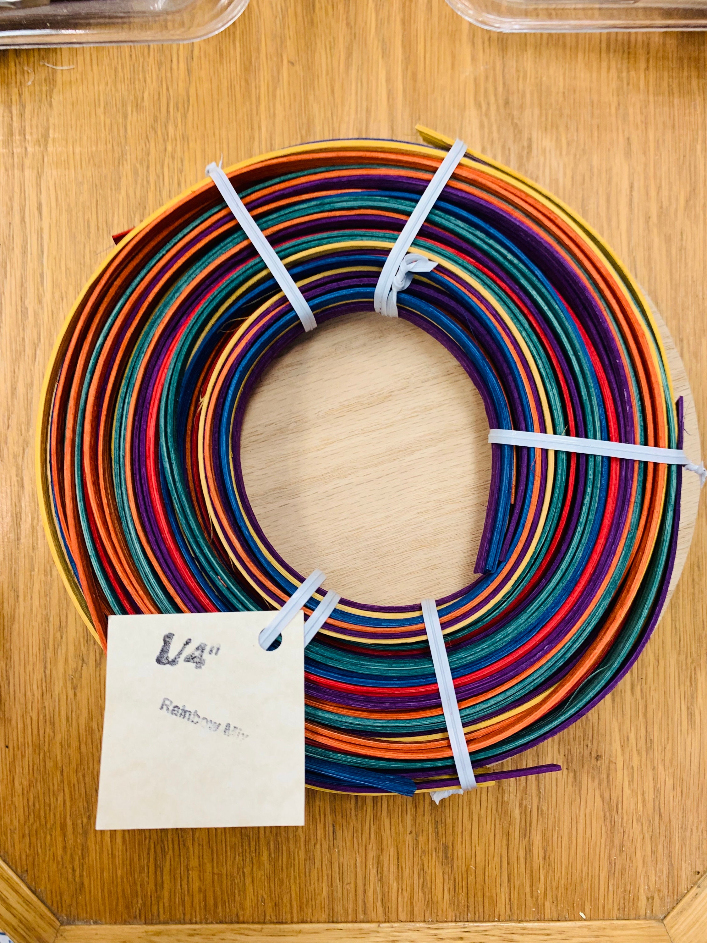 Rainbow Basket Weaving Reed: Flat & Round Craft Supply - Etsy