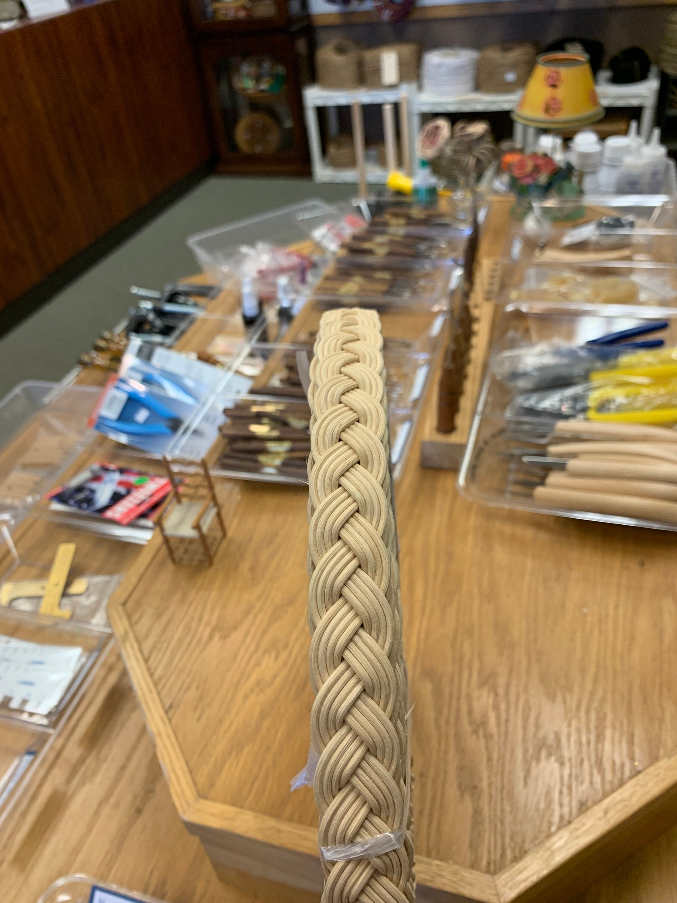 Round Reed Rattan Braid 7/8 Twisted 4 Ply Four Woven Strands of Round ...