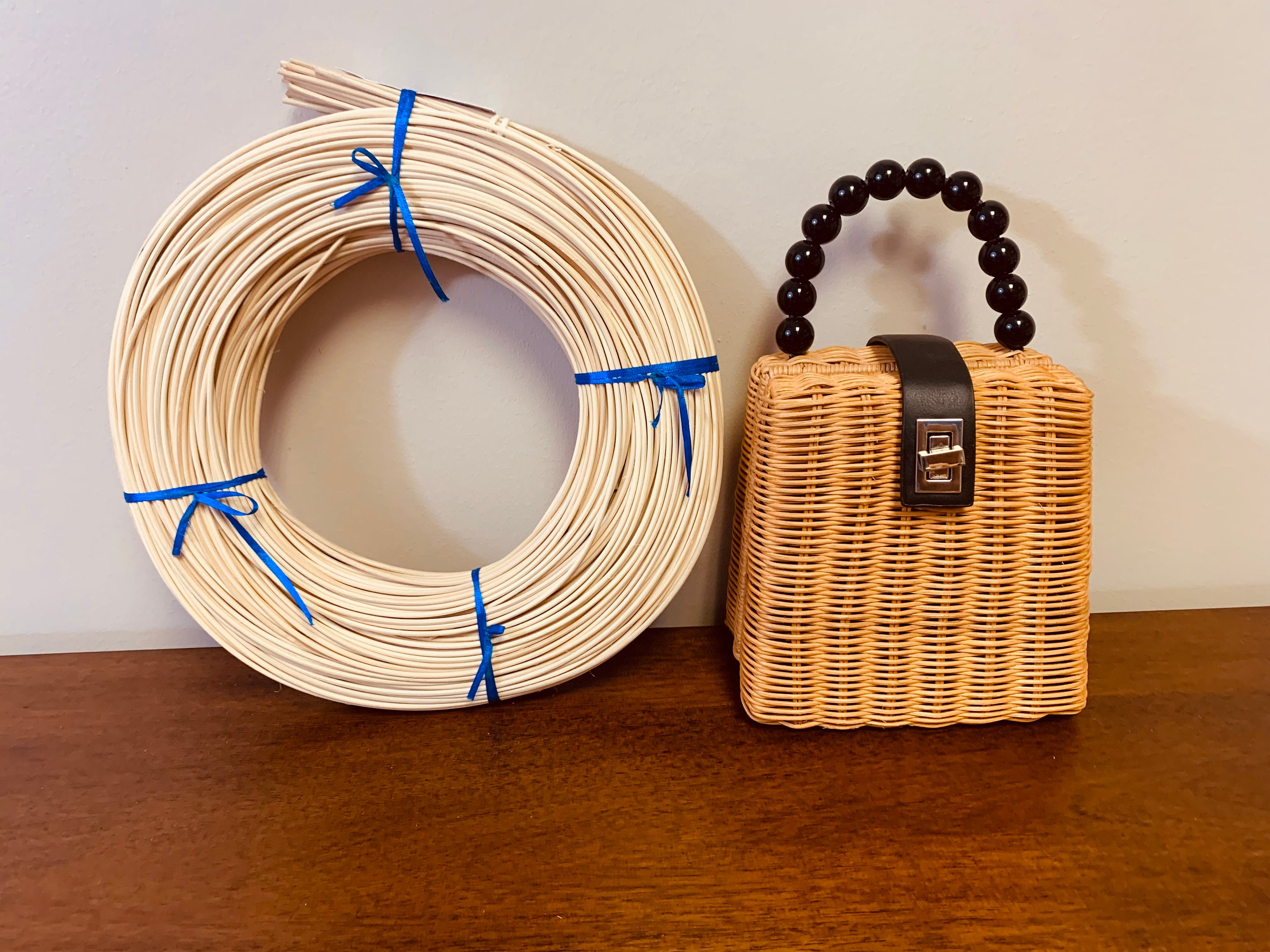 Round Reed 4, 500 Ft per Coil, 2.75mm 7/64 in Diameter, Purse, Seat ...