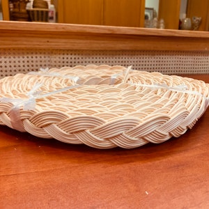 Round Reed Rattan Braid 1.5" Wide - Twisted 4 Ply Woven Strands of ...