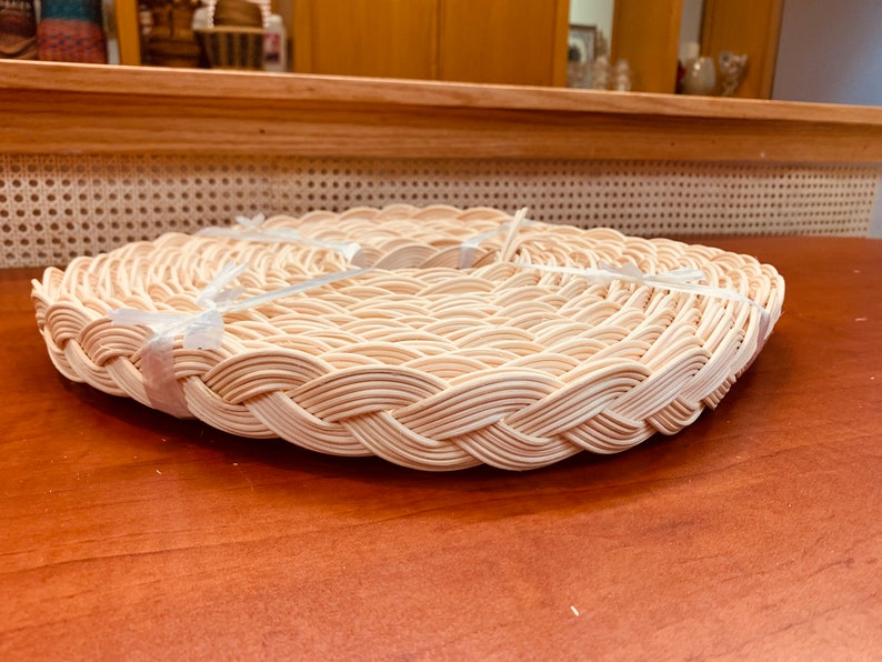 Round Reed Rattan Braid 1.5 Wide Twisted 4 Ply Woven - Etsy