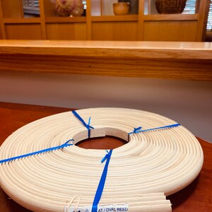 Flat Oval Reed 3/4 Flat on One Side and Rounded on the Other Basket ...