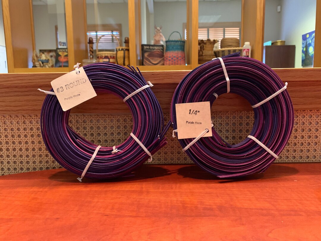 Purple Haze Basket Weaving Reed: Flat & Round Reed Mix - Etsy