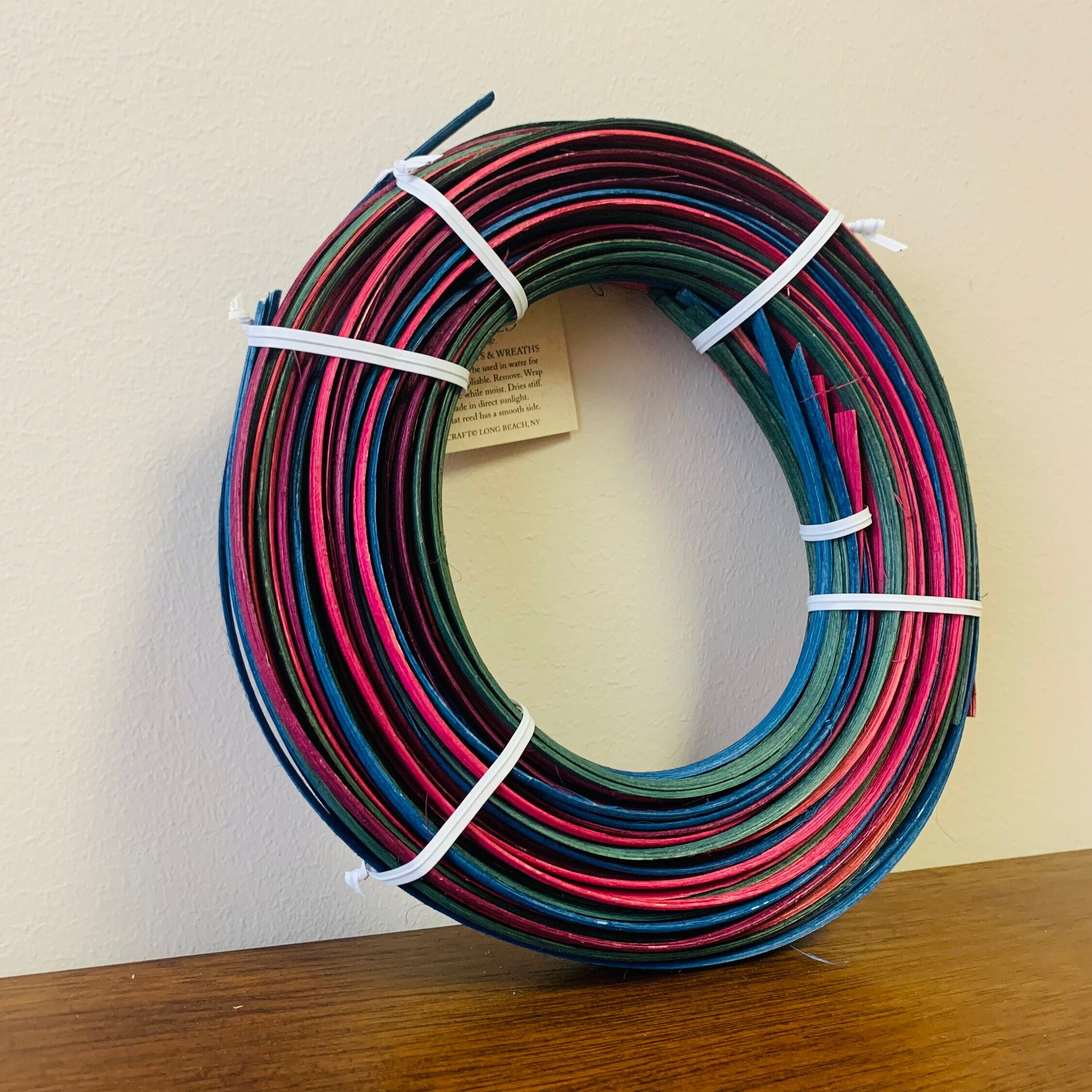 NEW Flat Oval Jewel Tones Dyed Reed Colored Reed & Dyes DIY Basket ...