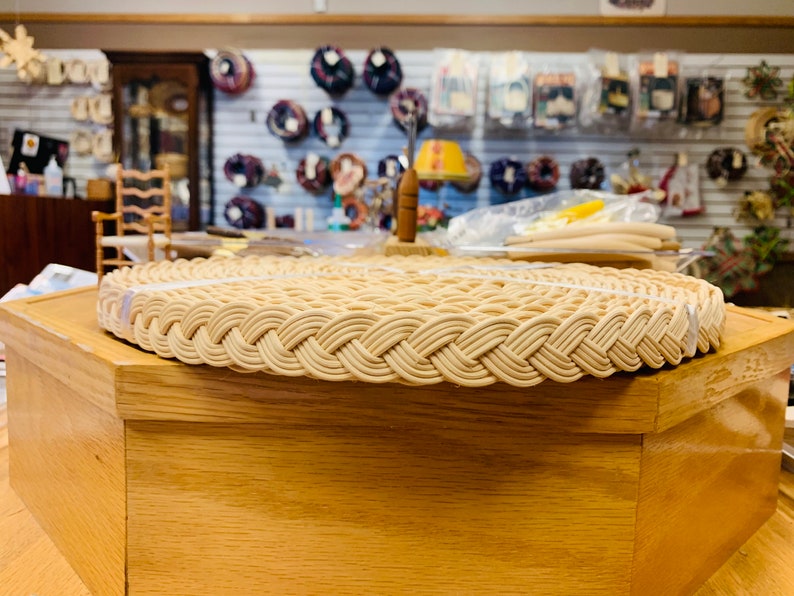 Round Reed Rattan Braid 7/8 Twisted 4 Ply Four Woven Strands of Round ...