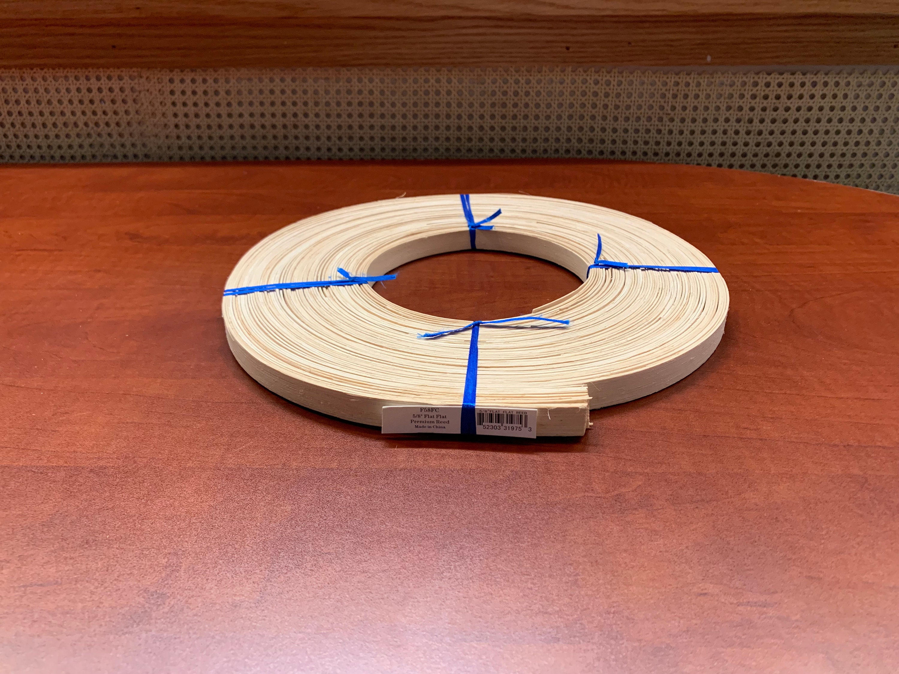 5/8 Flat Reed, 1lb of Rattan Reed, Approximately 120 Feet per Coil, for ...