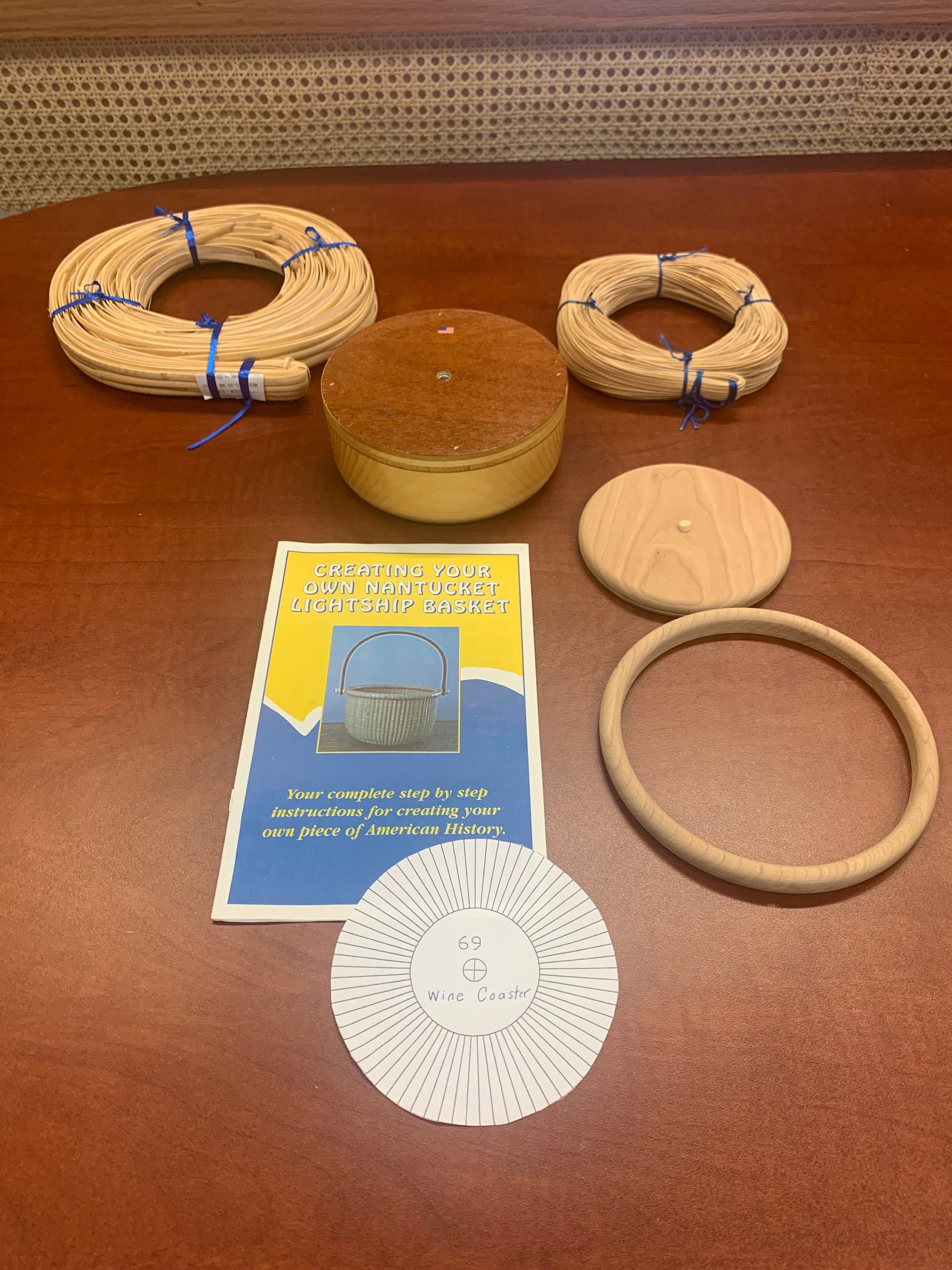 Nantucket Lightship Basket Wine Bottle Coaster Mold Set Nantucket ...