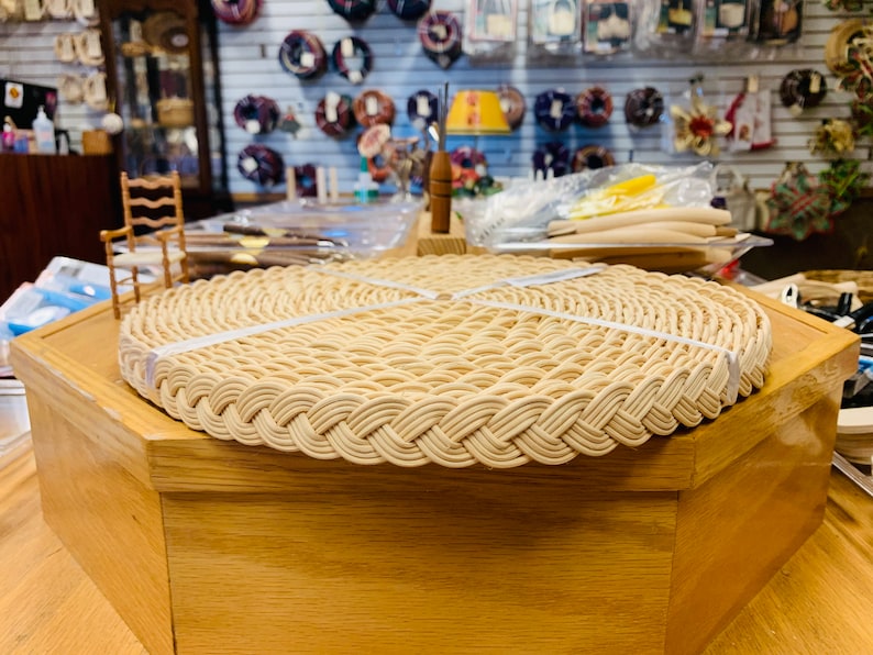 Round Reed Rattan Braid 7/8 Twisted 4 Ply Four Woven - Etsy