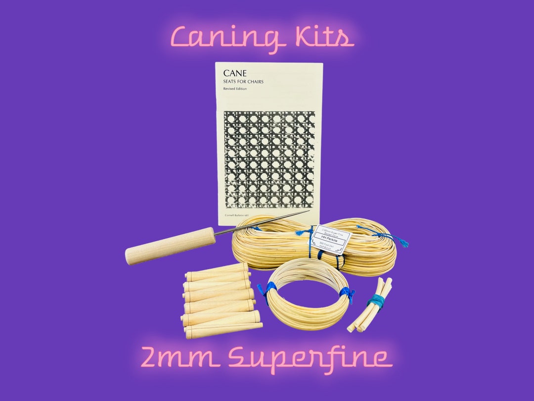 HH Perkin Chair Caning Kit: 500ft Strand Cane, Awl, Pegs - Etsy