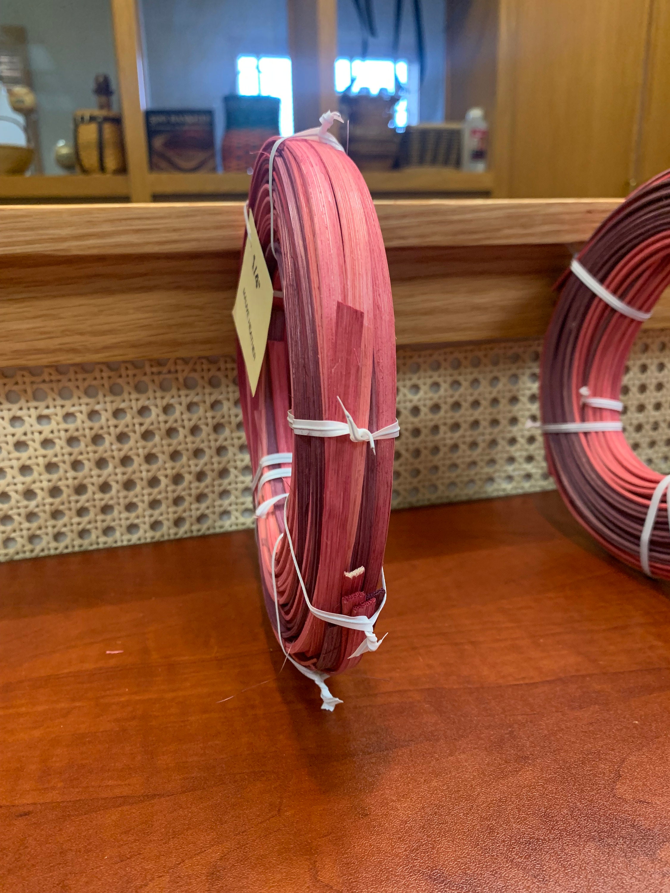 1/4 Mauve Heather Dyed Reed & Mauve Heather Dyed Round - Etsy