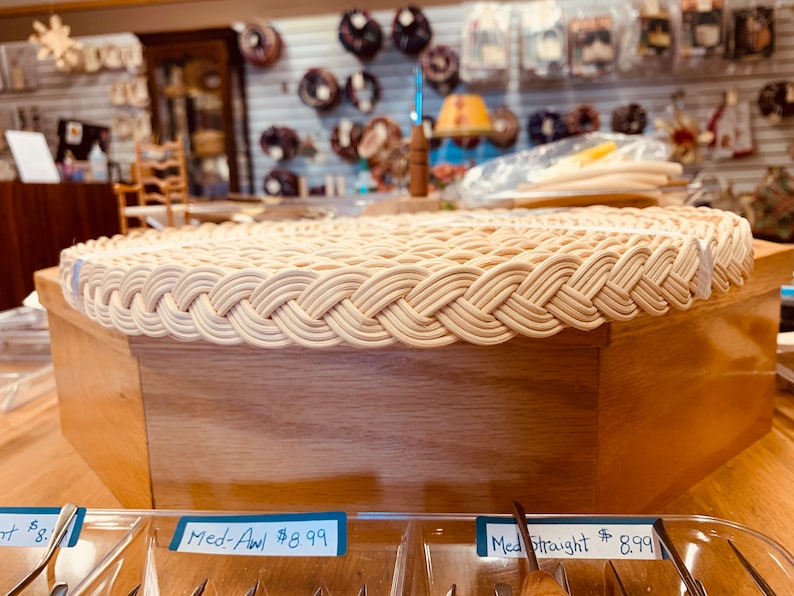 Round Reed Rattan Braid 7/8 Twisted 4 Ply Four Woven Strands of Round ...