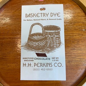 Basketry Dye - for Rattan Natural Fibers & General Crafts - Directions ...