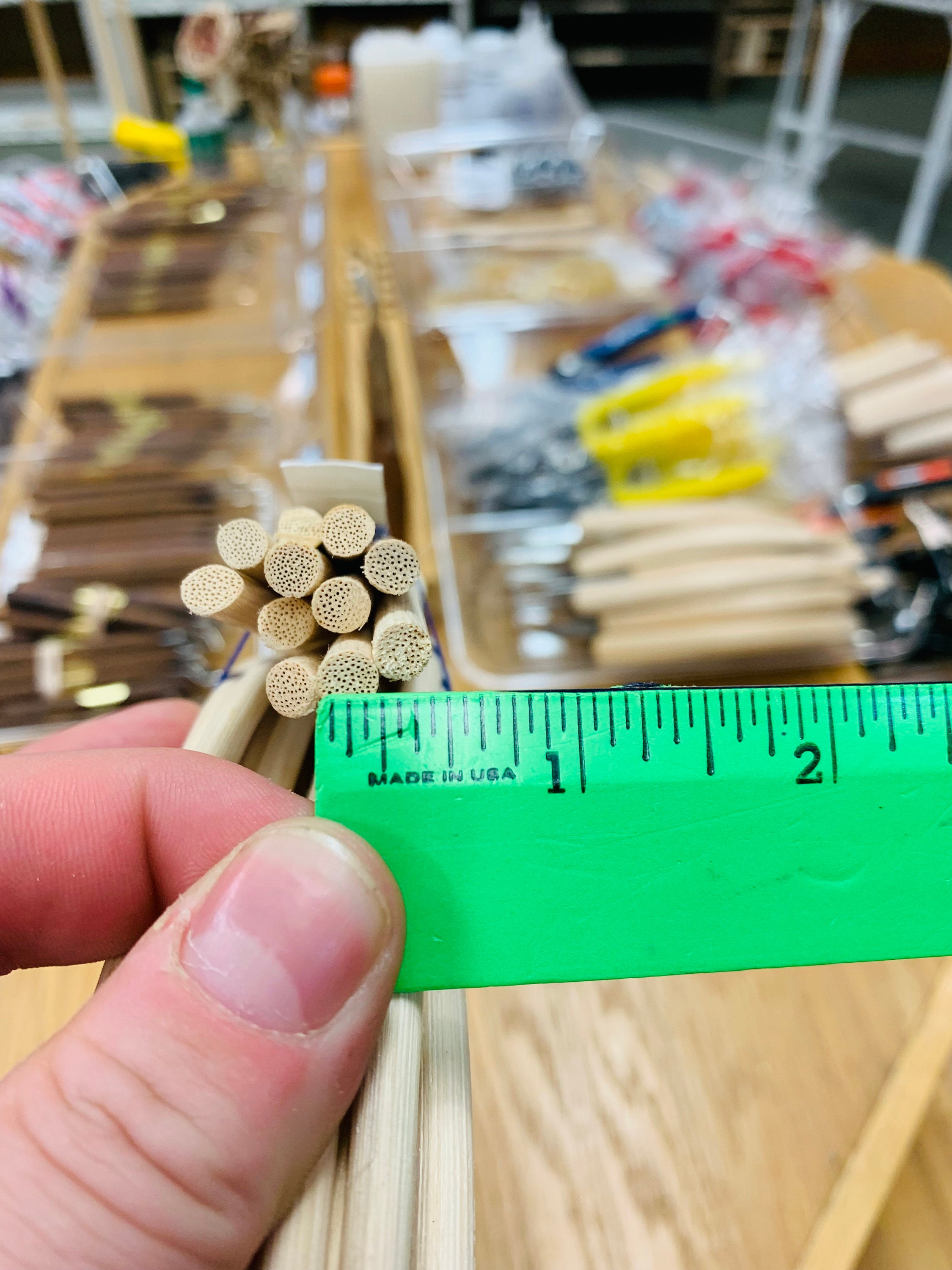 Round Reed 8 5-6mm Wide Rattan Wicker Furniture DIY Spontaneous ...