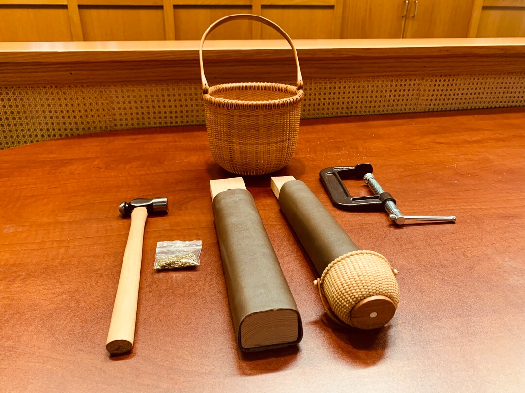 Nantucket Basket Hammer Block Kit Large & Small Hammer Block, Ball Peen ...