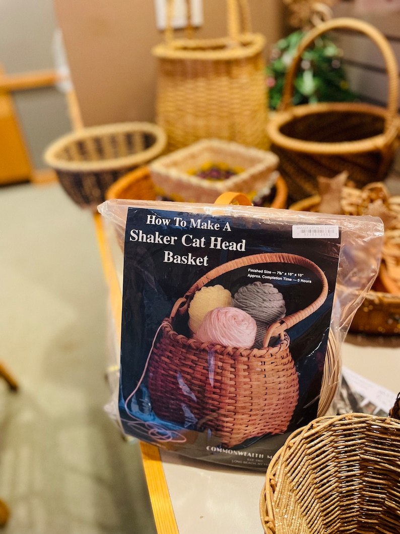 Shaker Cat Head Basket Kit – DIY Weaving With Rattan and Reeds - Etsy