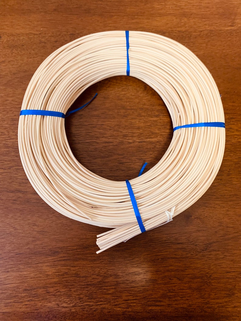 Round Reed 4, 500 Ft per Coil, 2.75mm 7/64 in Diameter, Purse, Seat ...