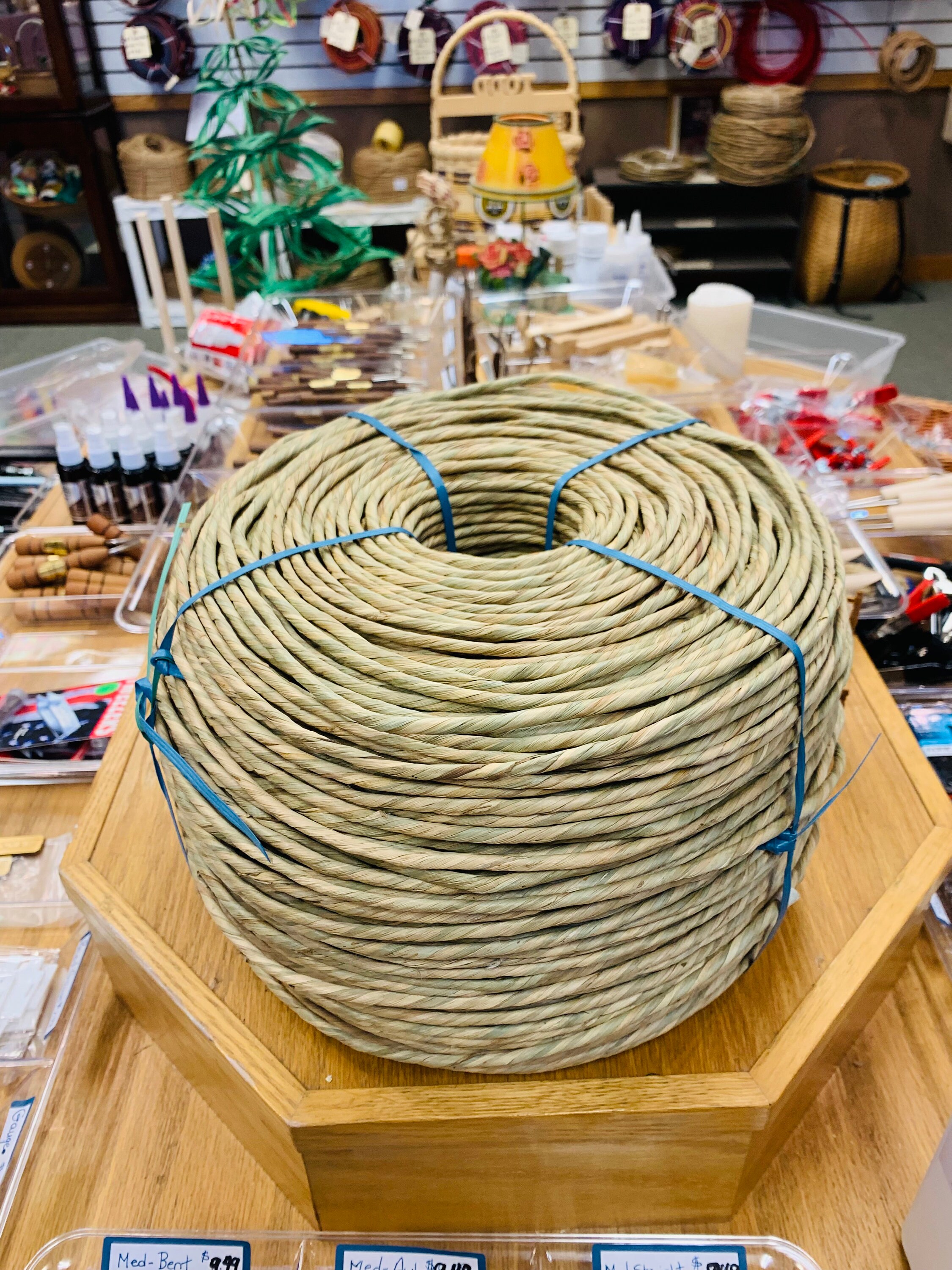 Pre Twisted Natural Rush: 4-5mm Seagrass Rope for DIY Weaving - Etsy