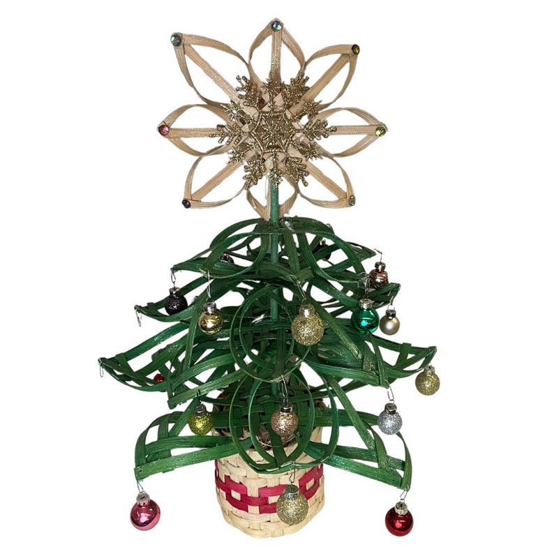 Reed Snowflake Kit: DIY Christmas Crafts - Red, Green, Natural - Etsy