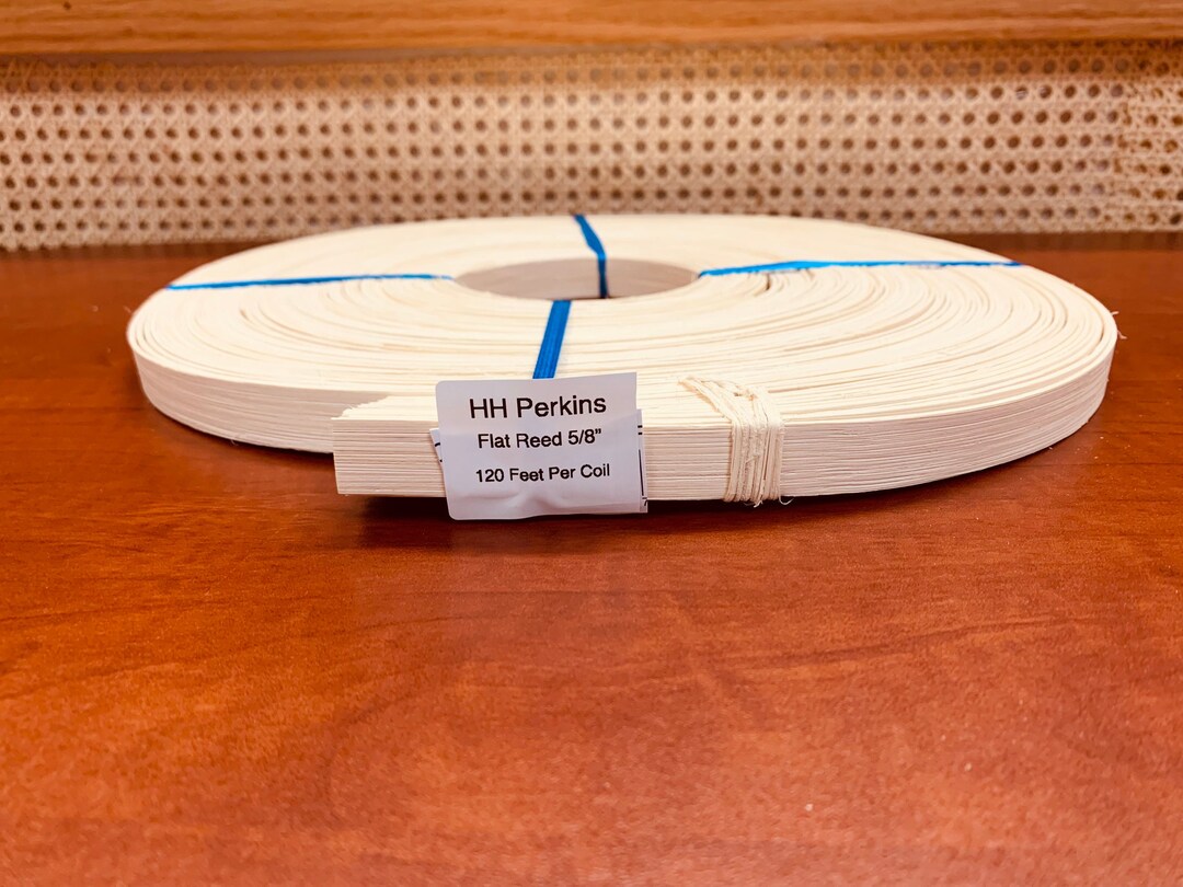 5/8 Flat Reed, 1lb of Rattan Reed, Approximately 120 Feet per Coil, for ...