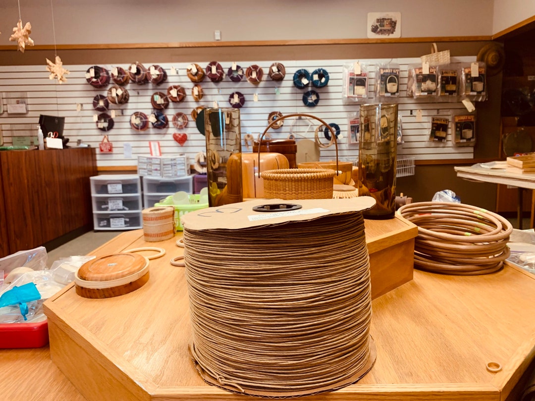 Fibre Rush 3/32 Inch 10 Pound Spool - Twisted Brown Kraft Paper ...