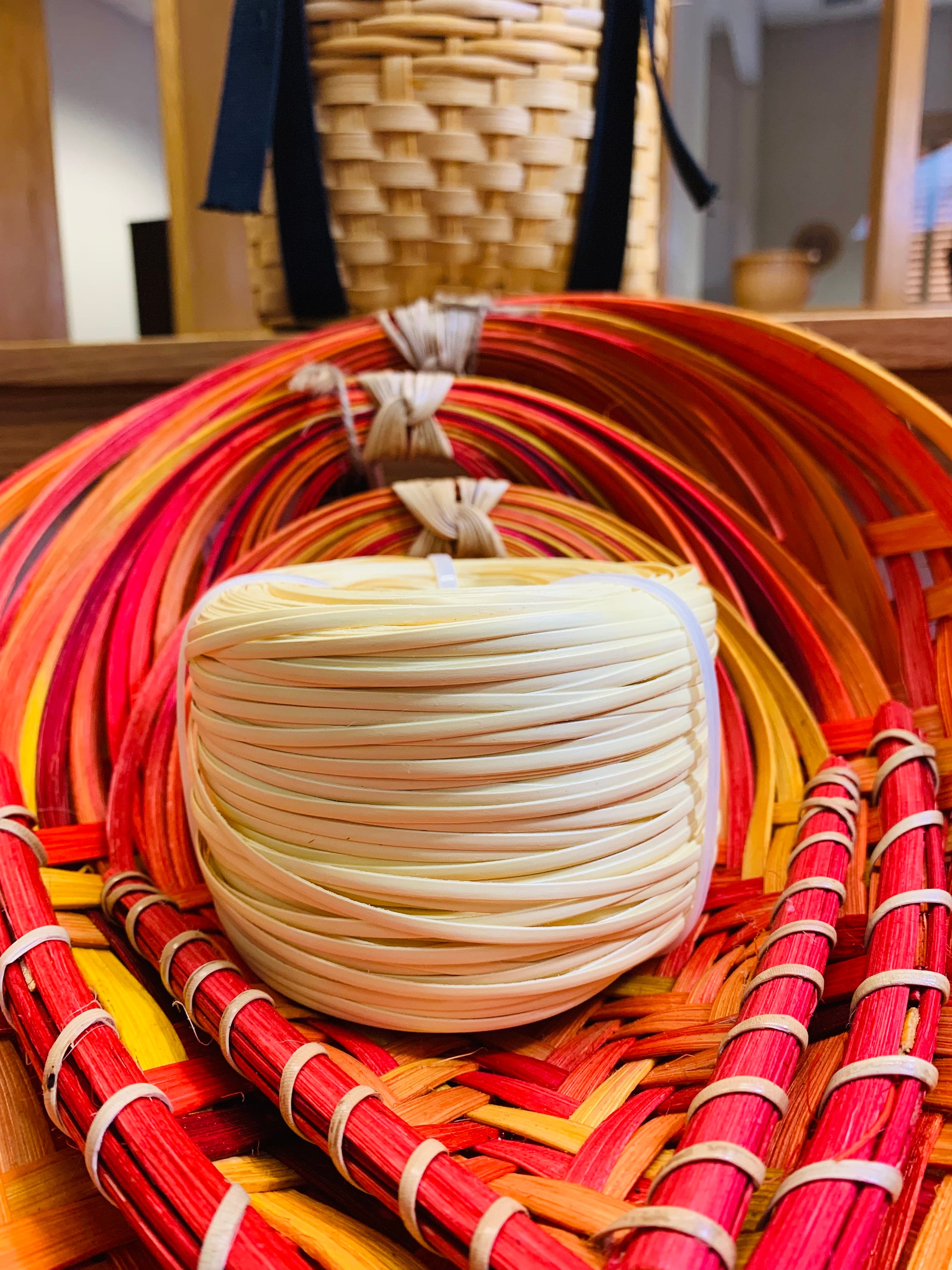 Plastic Strand Cane Fine 2.5mm & Medium 3.0mm Widths 1000 Foot Bundles ...