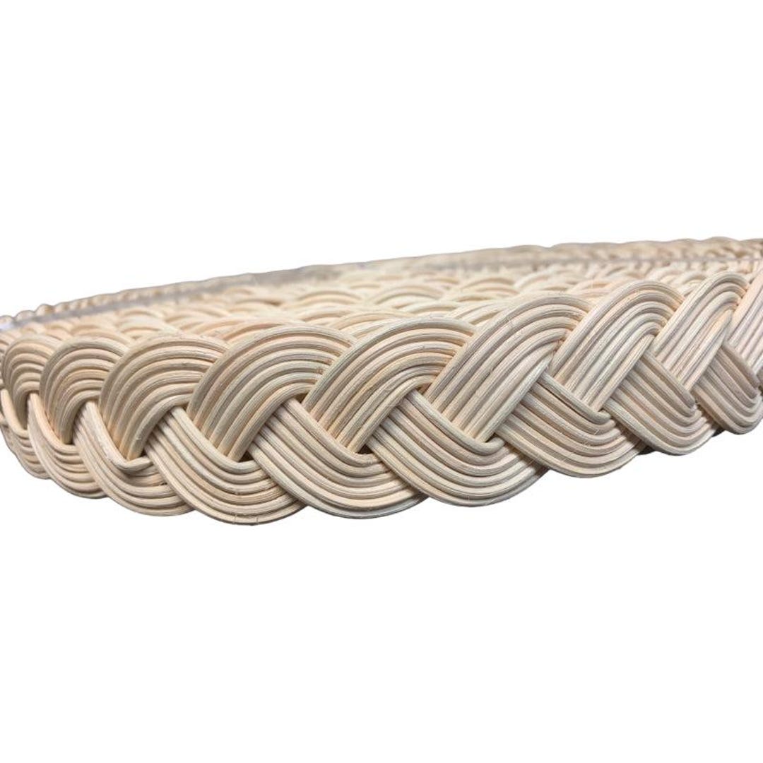 Round Reed Rattan Braid 1.5" Wide - Twisted 4 Ply Woven Strands of ...