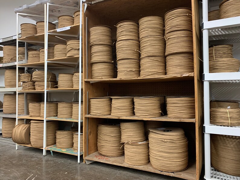 Fibre Rush 5/32 10lb Spool Kraft Brown Paper Rush Approximately 2100ft ...