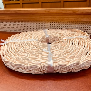 Round Reed Rattan Braid 1.5" Wide - Twisted 4 Ply Woven Strands of ...