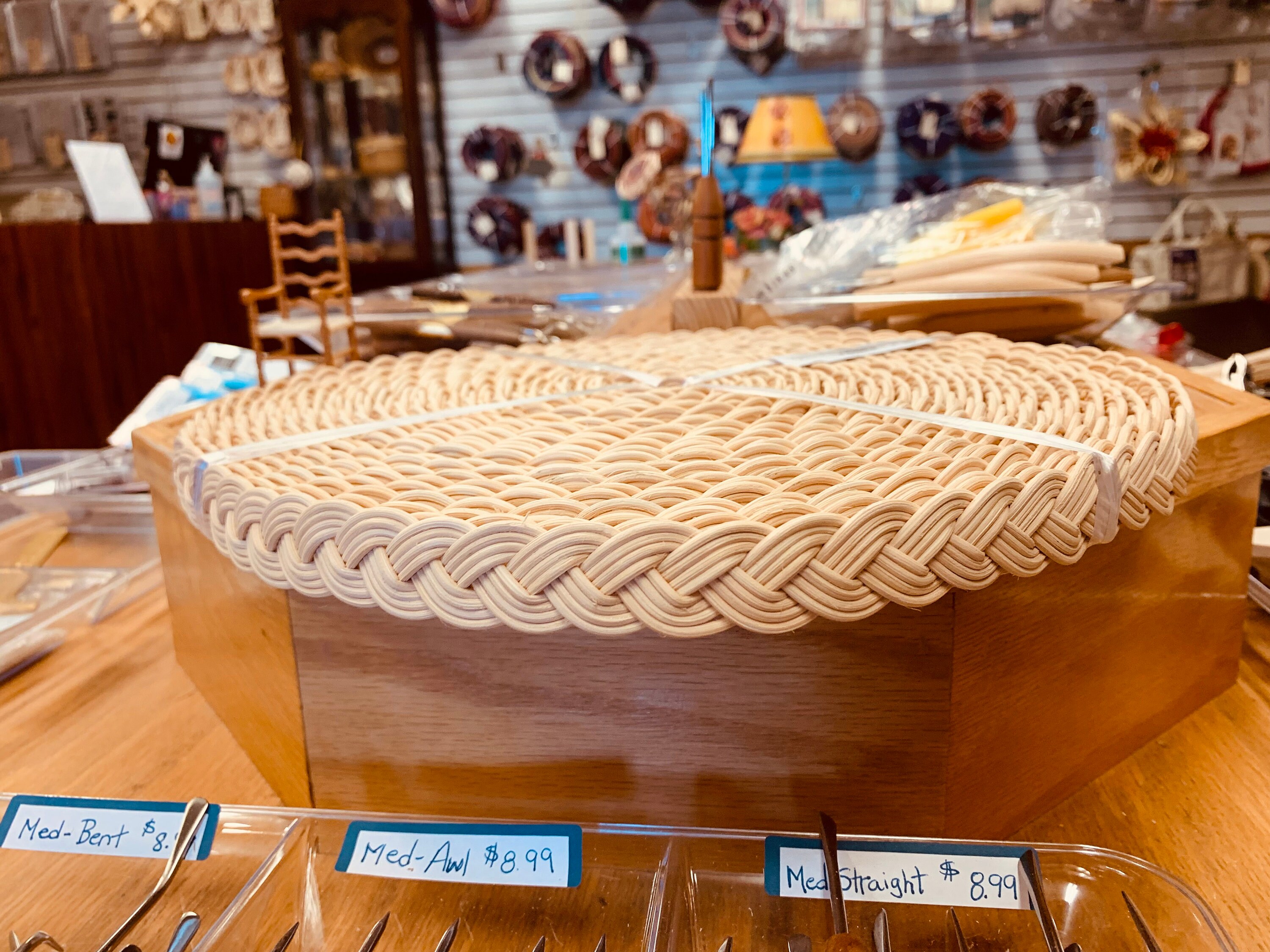 Round Reed Rattan Braid 7/8 Twisted 4 Ply Four Woven Strands of Round ...