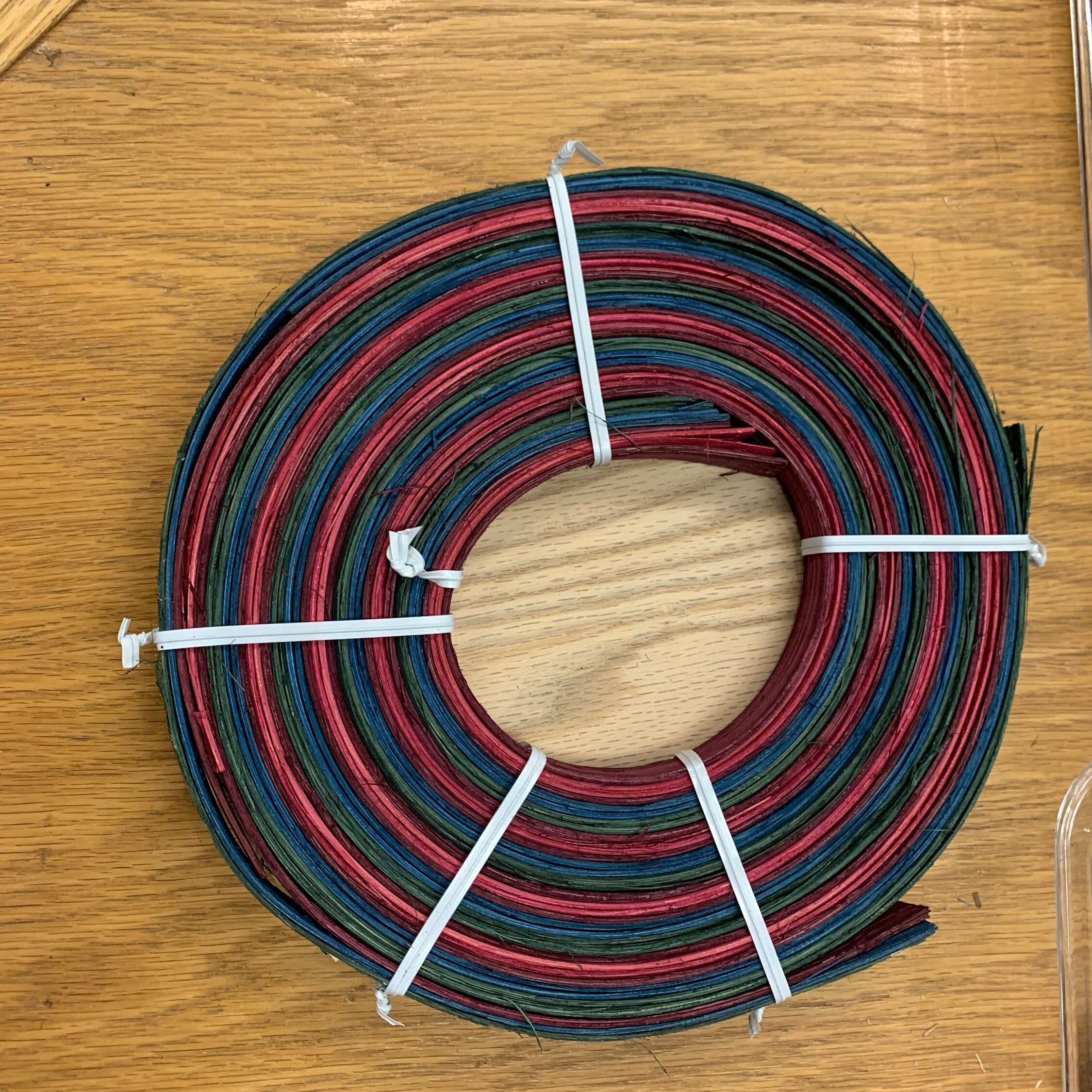 Colored Reed Jewel Tones Flat Oval 1/4 and Flat - Etsy