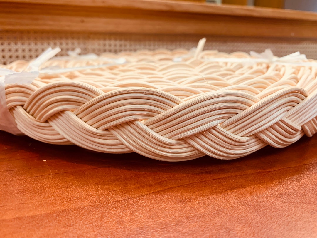 Round Reed Rattan Braid 1.5 Wide Twisted 4 Ply Woven Strands of Round ...