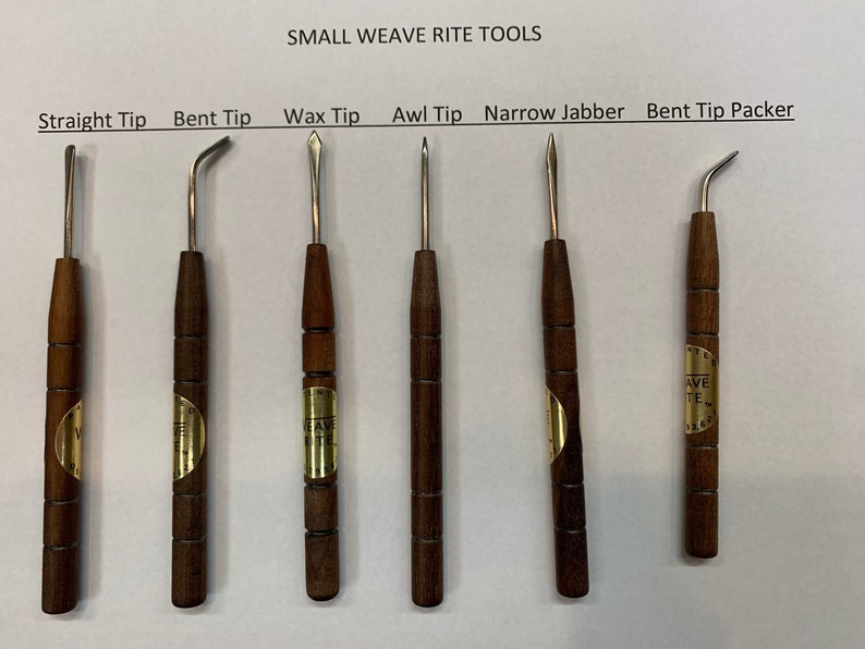 Small Weave Rite Basket Weaving Tool Set 6 Piece Kit for - Etsy