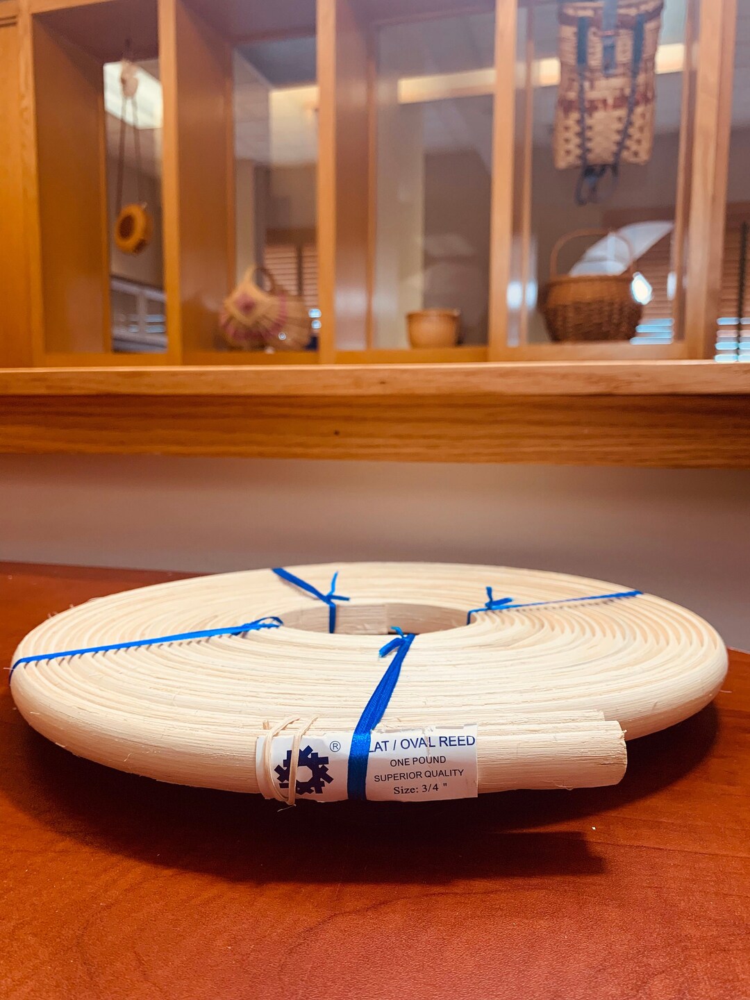 Flat Oval Reed 3/4 Flat on One Side and Rounded on the Other Basket ...