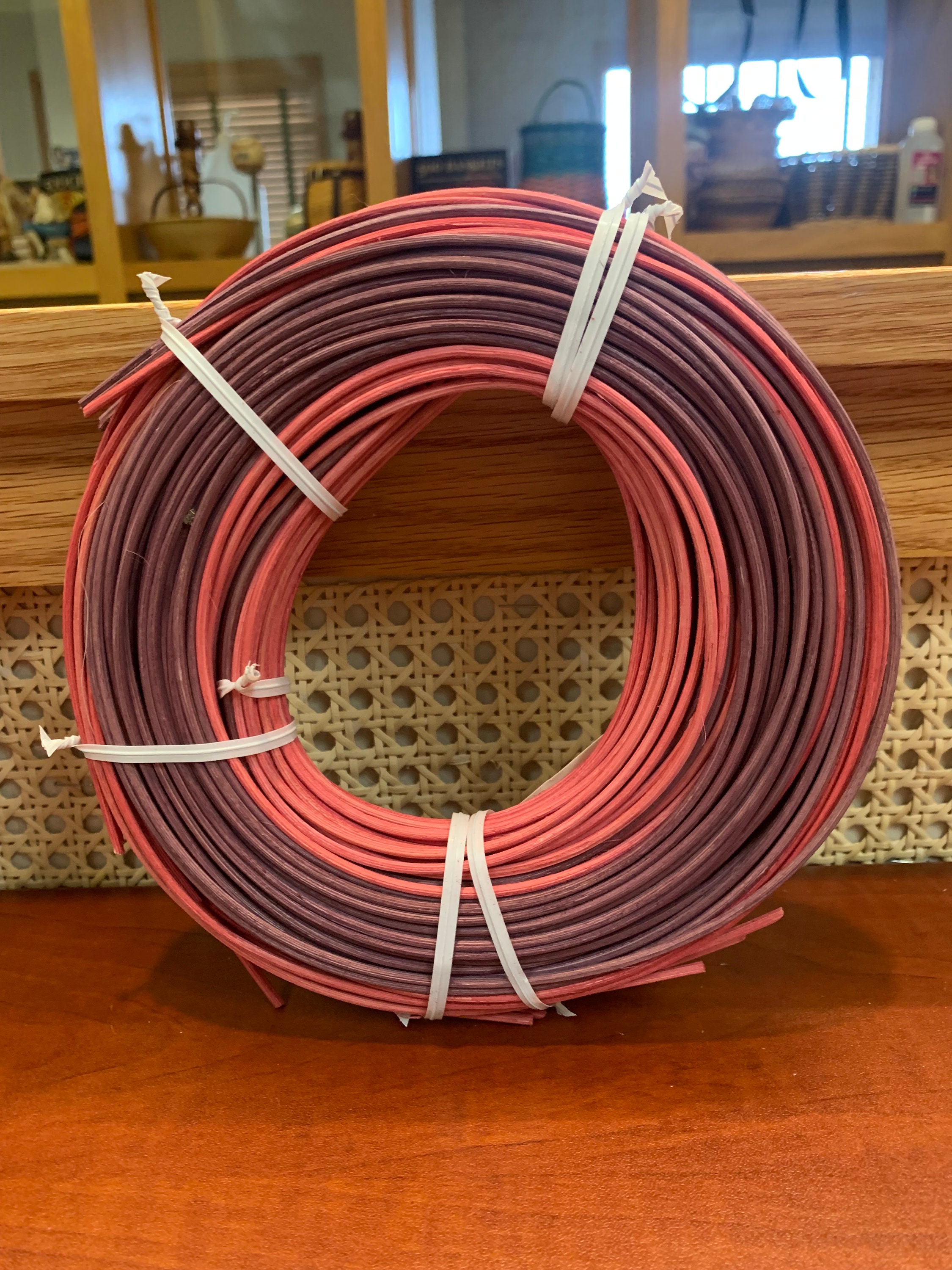 1/4 Mauve Heather Dyed Reed & Mauve Heather Dyed Round - Etsy