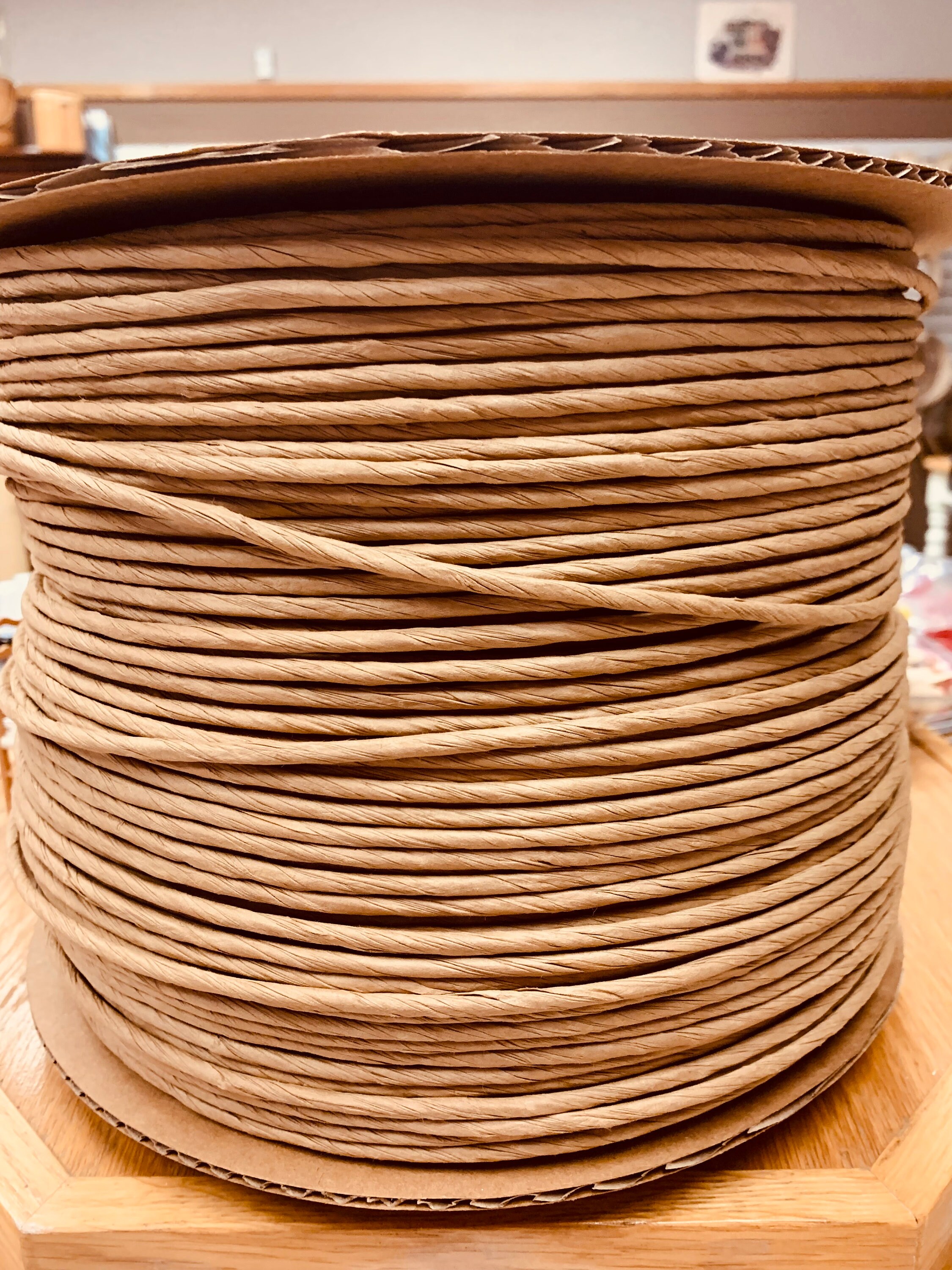Fibre Rush 5/32 Kraft Brown Twisted Paper Most Popular Fiber Rush 3lb ...