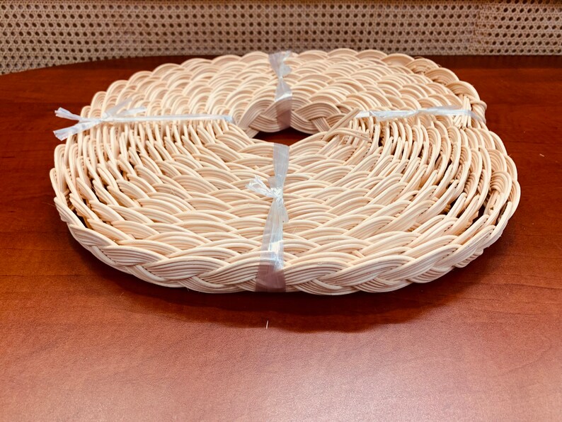 Round Reed Rattan Braid 1.5 Wide Twisted 4 Ply Woven - Etsy