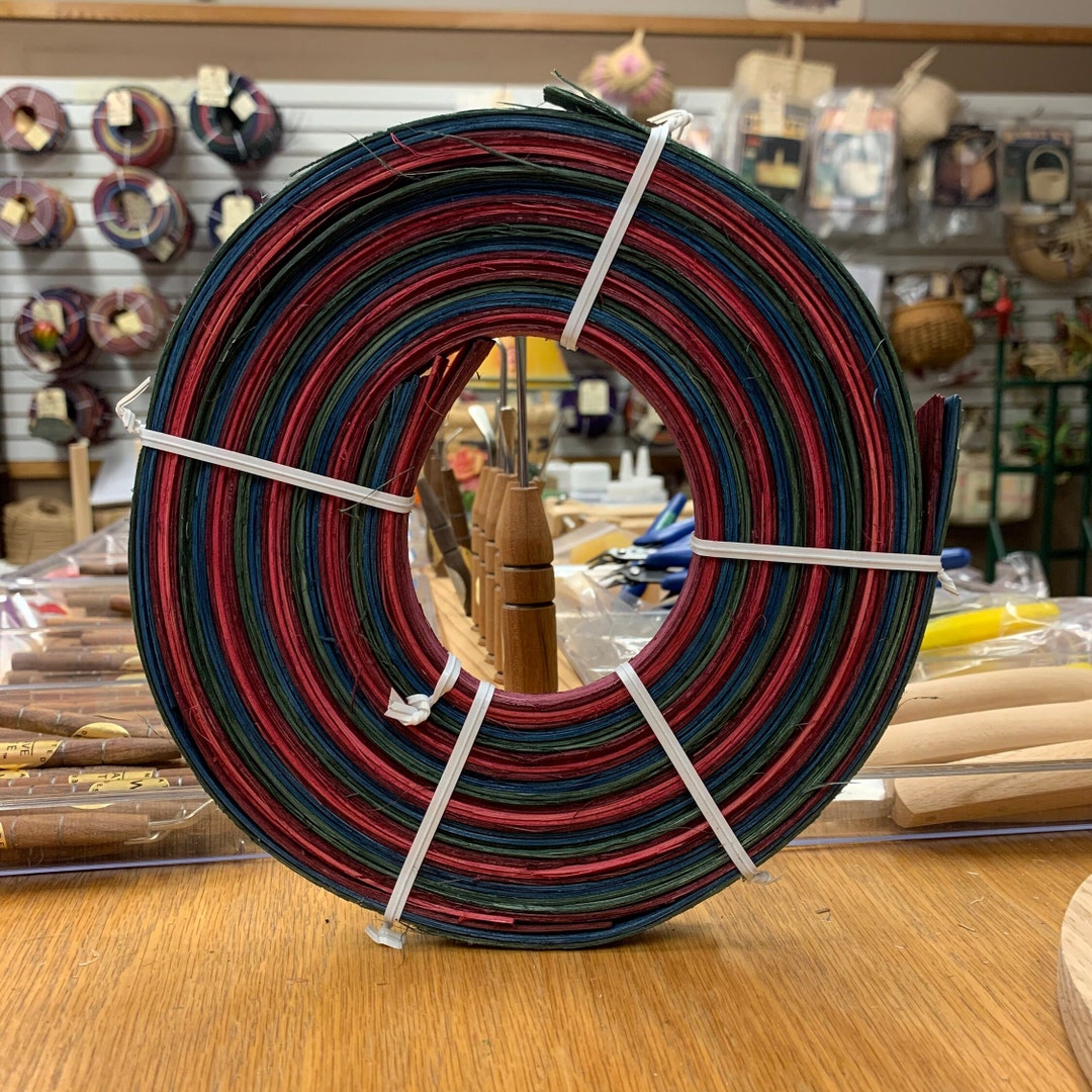 Colored Reed Jewel Tones- Flat Oval 1/4" and Flat 1/2" Wide - #3 Round ...