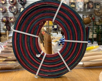 Materials for Basket Weaving Dyed Reed Round Flat-flat - Etsy Canada
