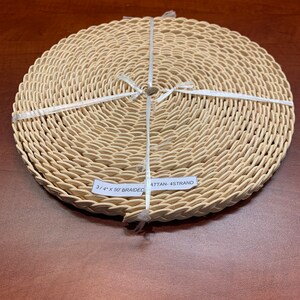 Round Reed Rattan Braid 3/4 Twisted 4 Ply Woven Four Strands of Round ...