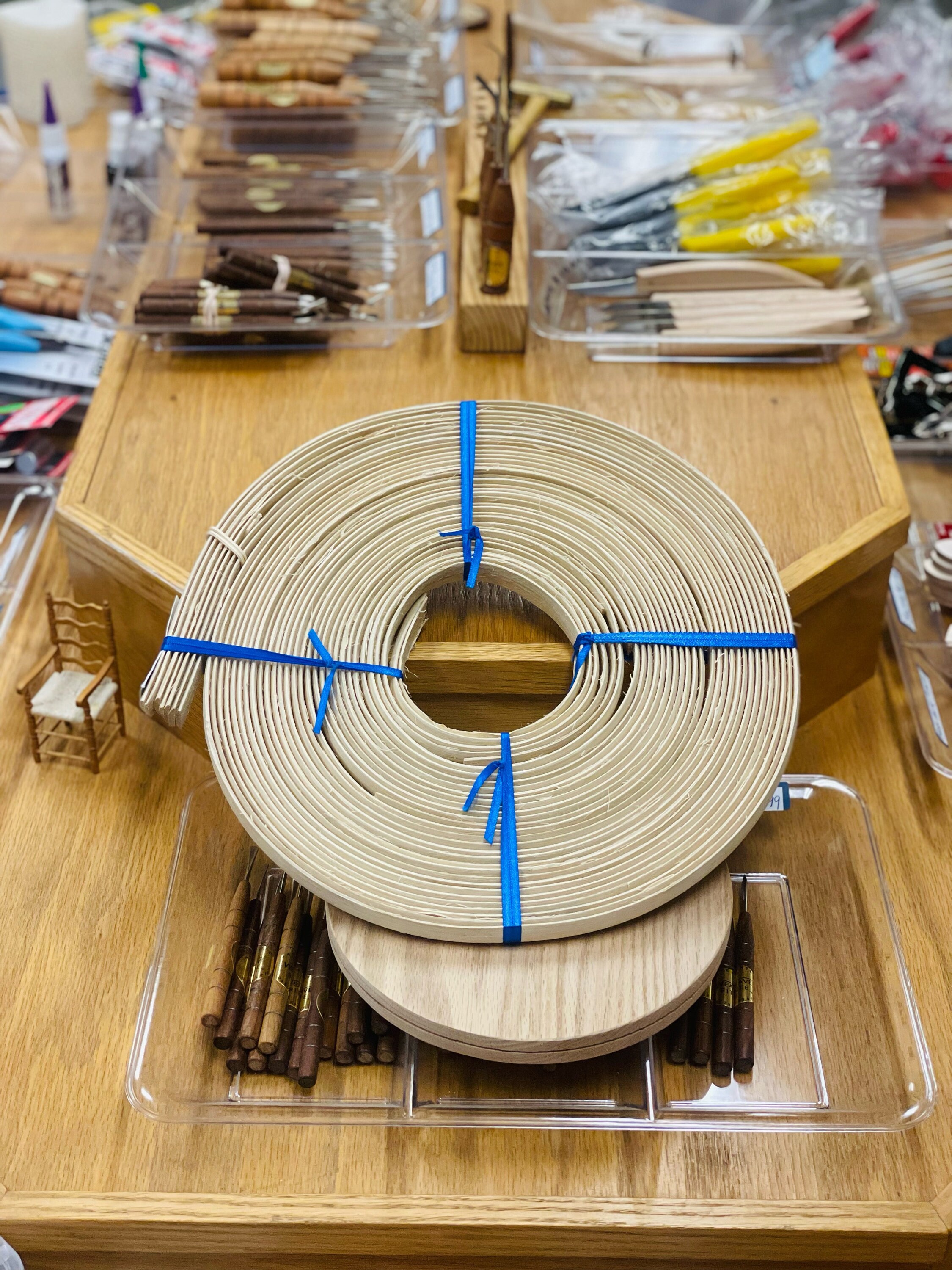 Flat Oval Reed 3/4 Flat on One Side and Rounded on the Other Basket ...