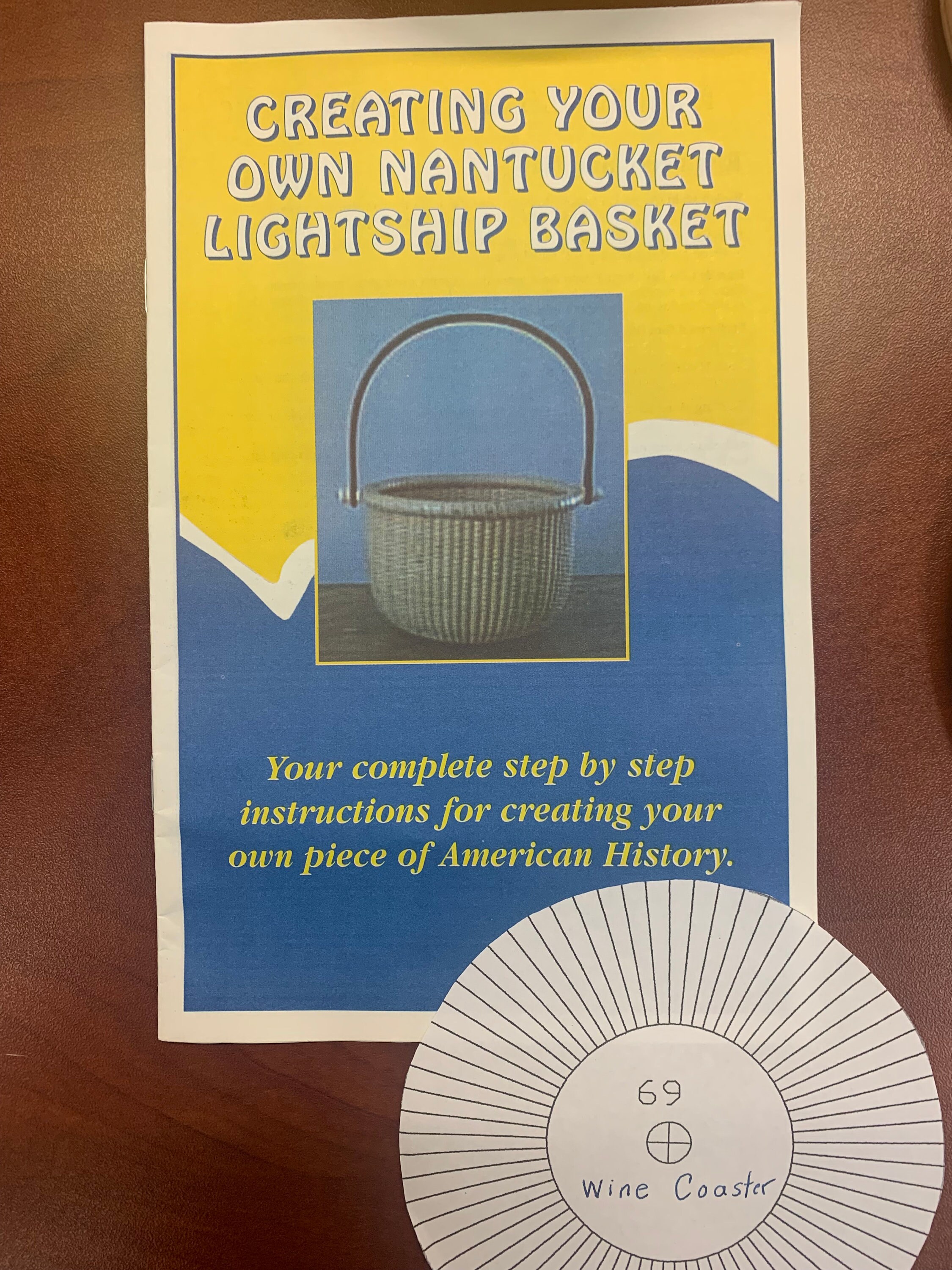 Nantucket Lightship Basket Wine Bottle Coaster Mold Set Nantucket ...