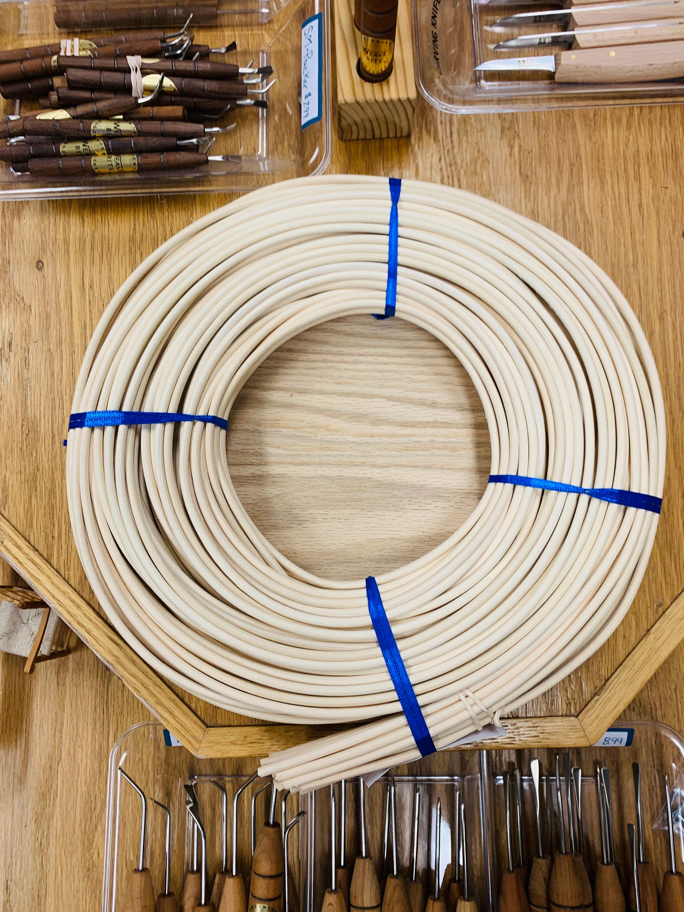 Round Reed 6 Wicker Rattan Reed Coil for Chair Repairs - Etsy