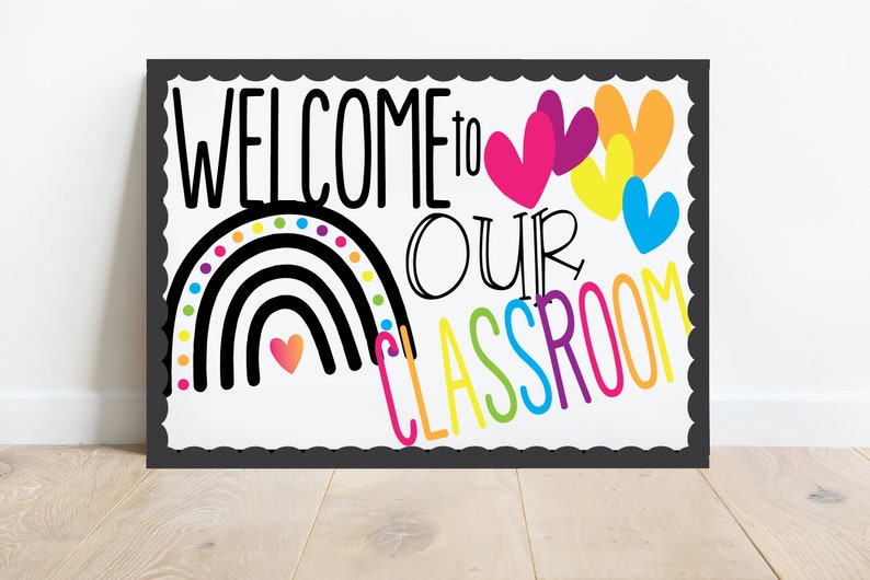Welcome to Our Classroom Printable Bulletin Board/classroom - Etsy