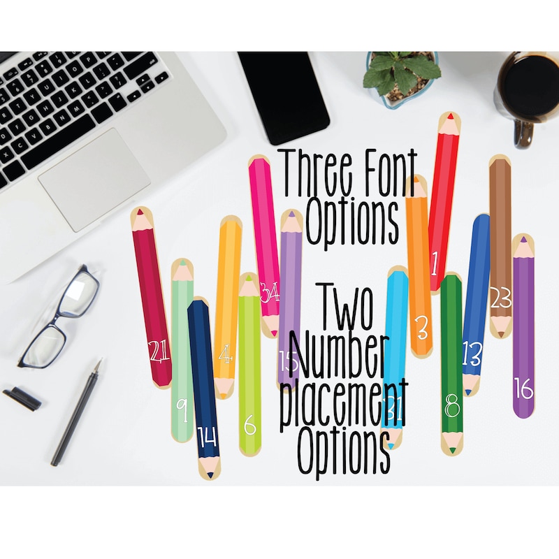 Number on a Stick - Etsy