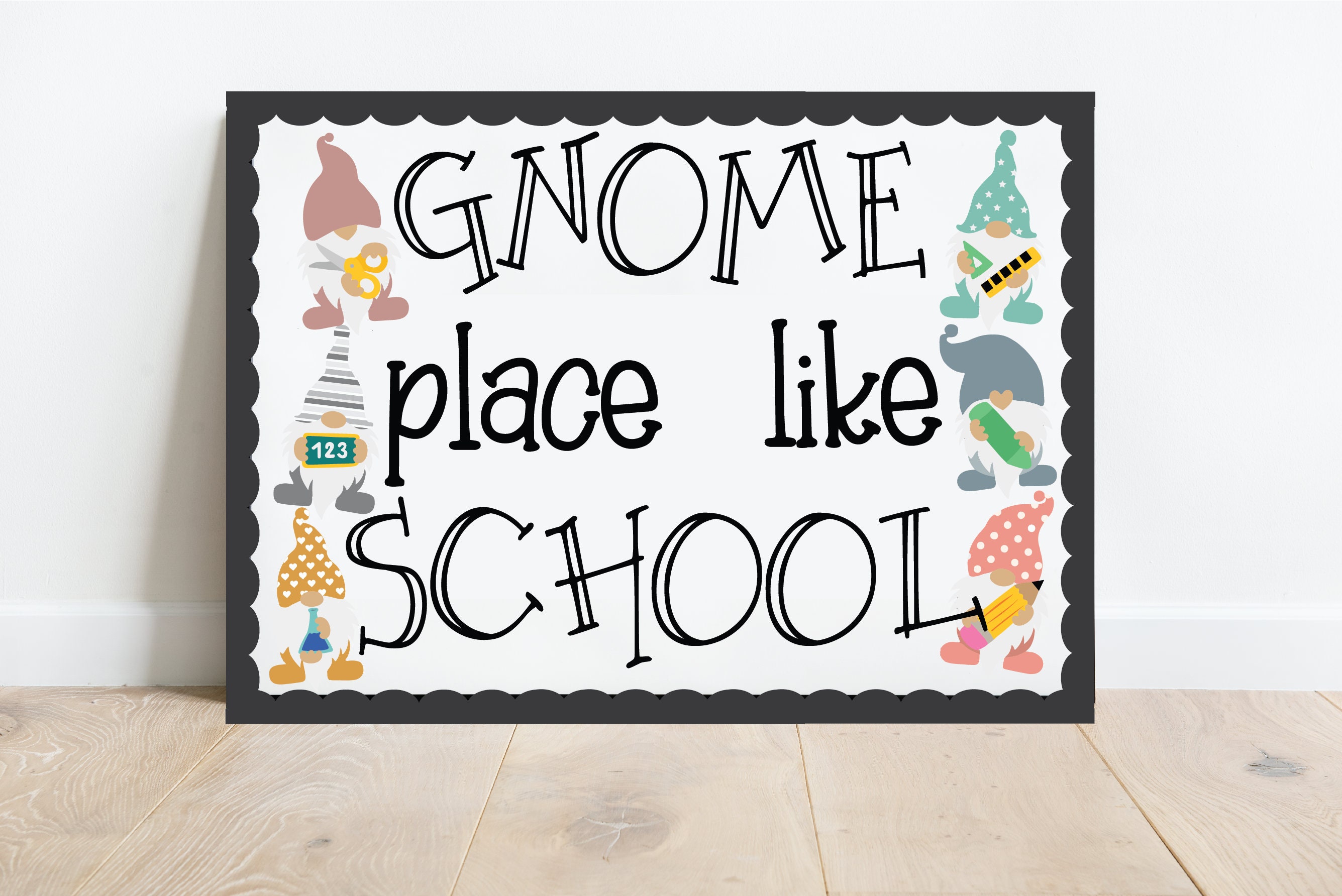 Gnome Place Printable Bulletin Board/classroom Door Display Kit ...