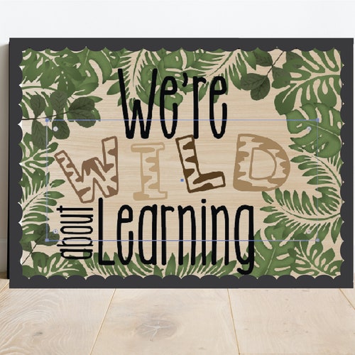 Jungle Theme Bulletin Board Kit Printable Classroom Decor - Etsy